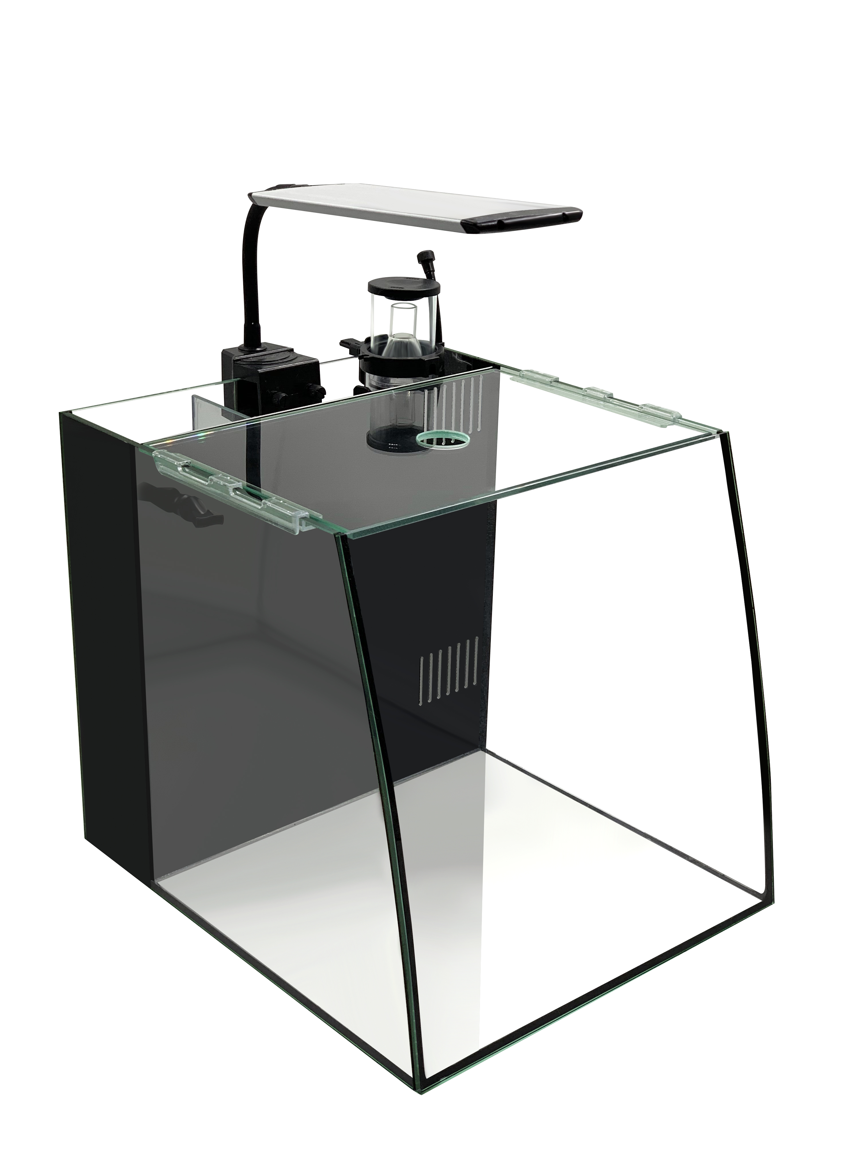 GankPike 7.5-Gallon Saltwater Aquarium Marine Fish Tank Reef Tank with ...